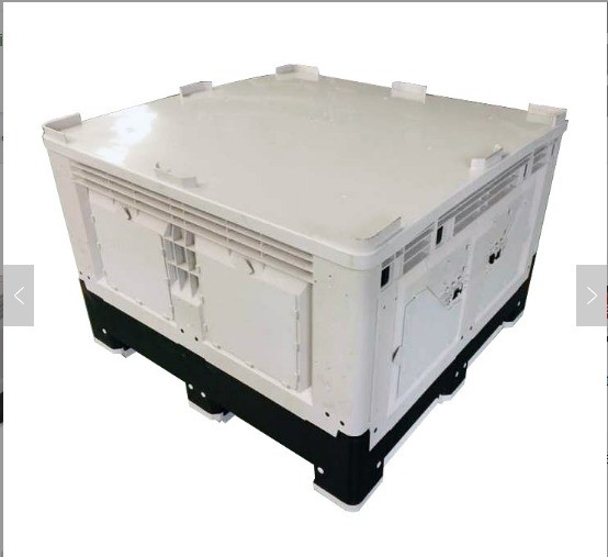 Quality Convenient Foldable Pallet Box 1120x910x660mm Internal Specification 1T Dynamic for sale