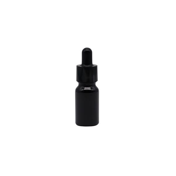 Quality Black Glass 30ml 50ml Essential Oil Dropper Bottles for sale