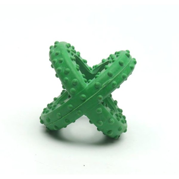 Quality Durable Safe  	Rubber Chew Toys Big Teeth Dog Toy Customized Size Environment Friendly for sale