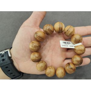 Quality Adjustable Round Wood Bead Bracelet Handcrafted for a Natural and Bohemian Feel for sale