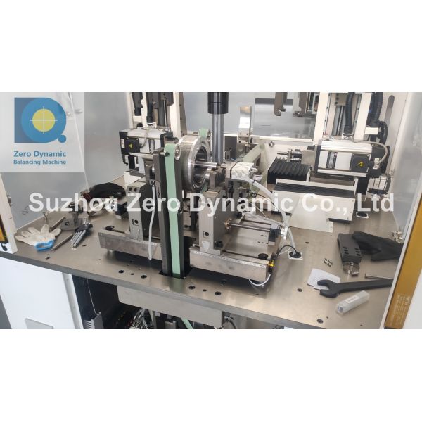 Quality Two Station Electric Tricycle Motor Rotor Balancing Machine End Plane Drilling for sale