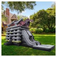 Quality Customized Size Outdoor Inflatable Water Slide Park with Trampoline and Bouncy for sale