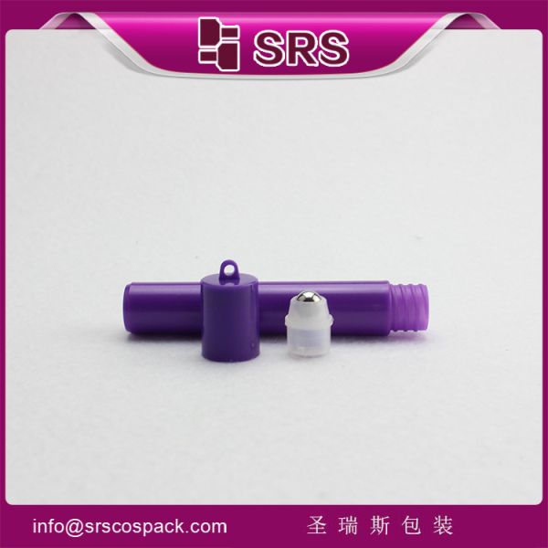 Quality Shengruisi packaging DH-8ml plastic roll on bottle with hook for sale