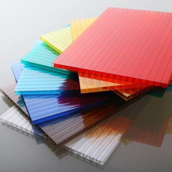 Quality Customized Length Flat Polycarbonate Roofing Sheets For Construction / Decoration for sale