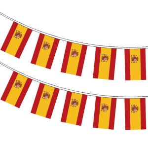 Quality 24 Country Teams Europe Flag Bunting 14x21cm Customized Shape for sale