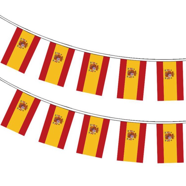 Quality 24 Country Teams Europe Flag Bunting 14x21cm Customized Shape for sale