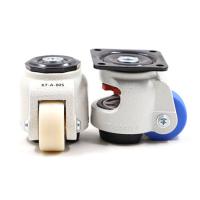 Quality Aluminum Alloy 120kg Retractable Leveling Machine Casters Anti Rust for sale