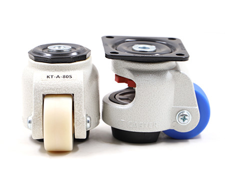 Quality Aluminum Alloy 120kg Retractable Leveling Machine Casters Anti Rust for sale