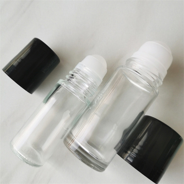 Quality Oval Glass Roller Bottles Customized Color For perfume 15ml / 20ml / 50ml for sale