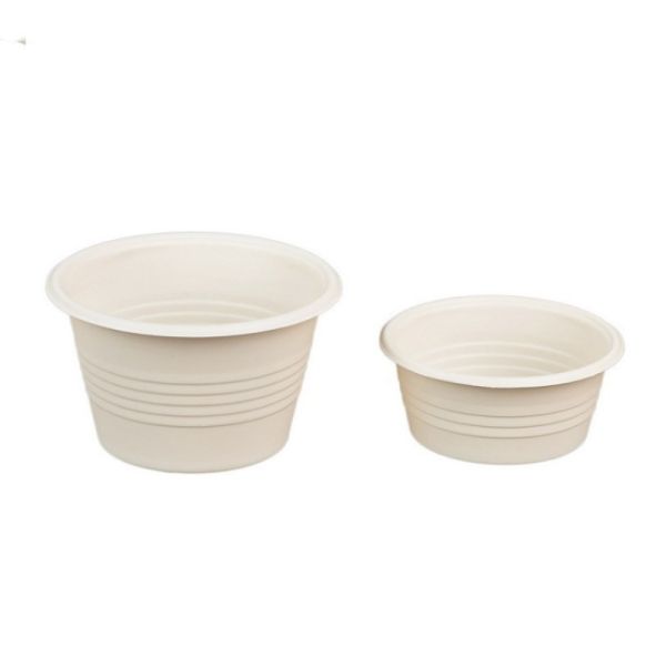 Quality 4OZ Disposable Cornstarch Tableware Seasoning Sauce Portion Cups With Lids for sale