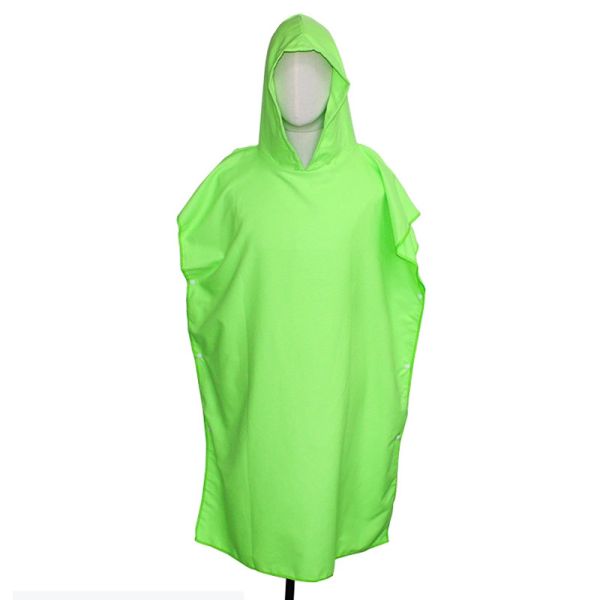 Quality Customized Hooded Changing Microfiber Poncho Towel For Adults for sale