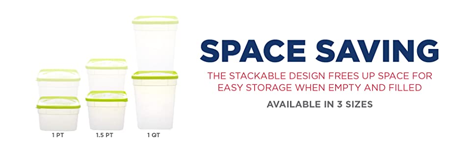 arrow freezer containers