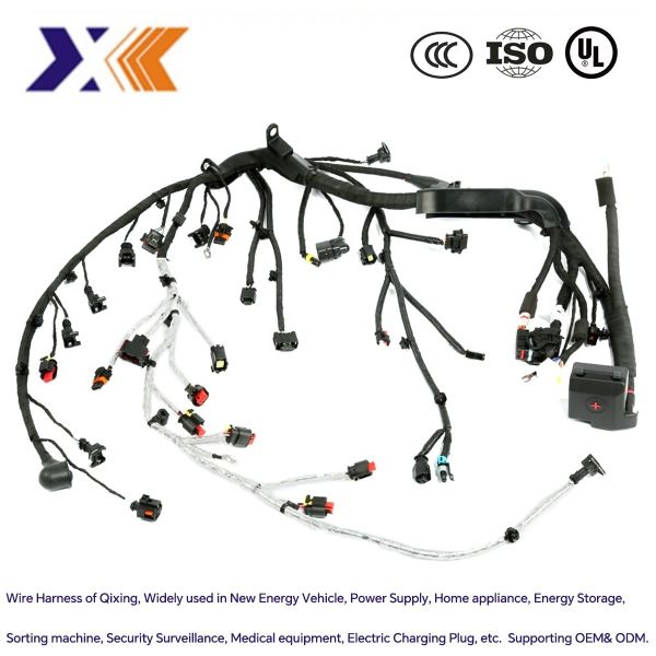 Quality Customized Length External Wiring Harness For Construction Machinery Wire Cable for sale