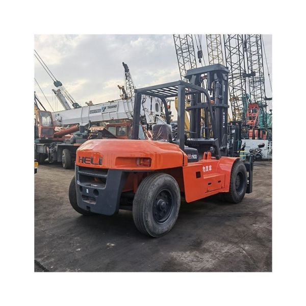 Quality 2012 Heli 10Ton Diesel Engine Forklift with 10000kg Capacity and Routine Fork for sale