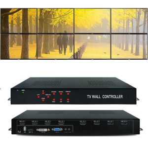 Quality 2x2 3x3 LCD Video Wall displays Controller systems for sale