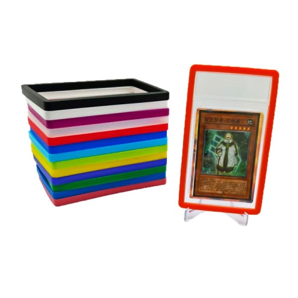 Quality Custom Print Color Slab Bumper Graded Card Silicone Shield Slab Guard Perfect Fit for PSA Slab Bumper for sale