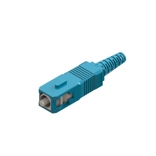 Quality SC Short Boot Optic Fiber Connector Om3 With Multimode Fiber Type for sale