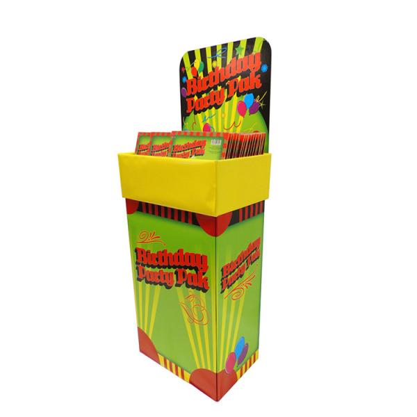 Quality Creative Cardboard POS Displays Dump Bins For Retail Customizable for sale