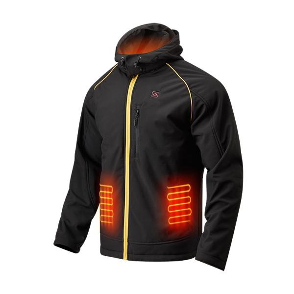 Quality Windproof Electric Heated Jacket S-3XL Men Hooded Jacket for sale