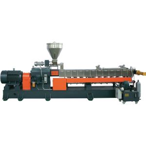Quality Stainless Steel Twin Screw Extruder with 3-5 Barrel Cooling Zones and 800-1500kg for sale