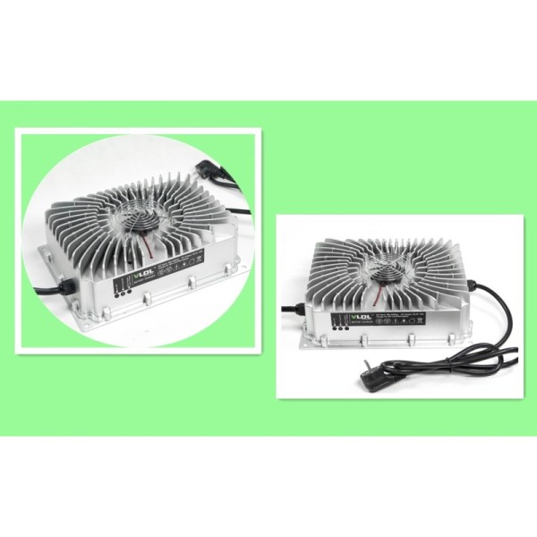 Quality Small Waterproof Lead Acid On Board Battery Charger 48V VL4825WP 296 × 216 × 98 MM for sale