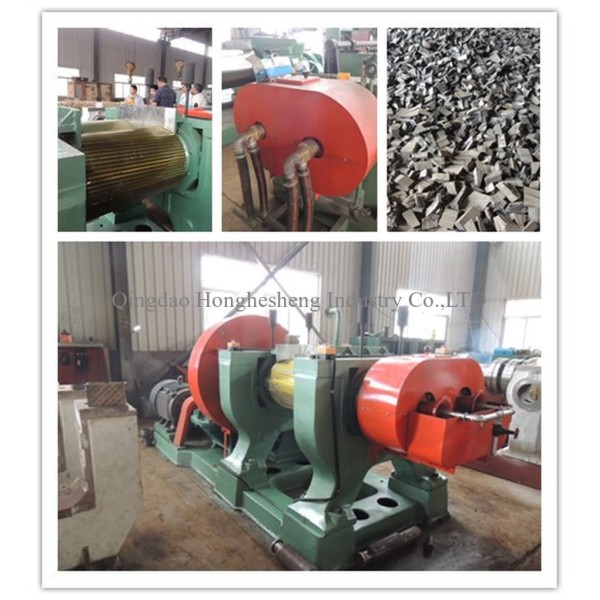 Quality Two Roll Rubber Grinder Waste Tire Cracker Mill Rubber Crusher for sale
