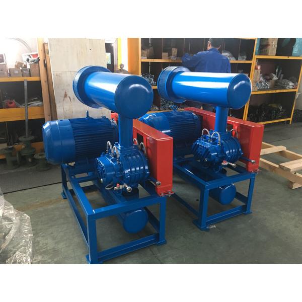 Quality DN80 Three - Lobe Roots Type Rotary Lobe Blowers Maxiumum Pressure 100KPA for sale