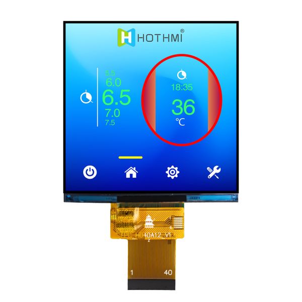 Quality 4 Inch TFT LCD Display | 320x320 Resolution SPI interface for sale