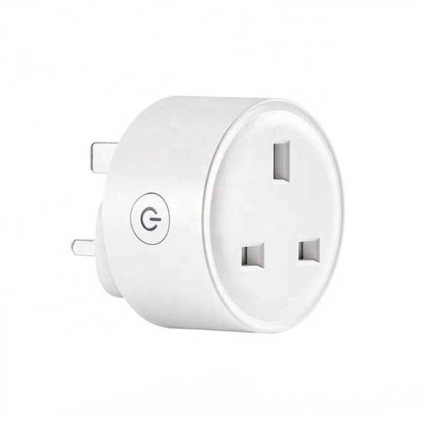 Quality 10A AC100V Smart Plug Socket UK Tuya Power Plug Alexa And Google Assistant for sale