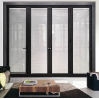 Quality High-grade Aluminum Bi Folding Door with Customized Frame Width and Sound for sale