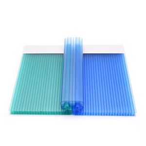 Quality 6mm-40mm Thickness Strong Customized Danpalon U-locking Polycarbonate Facade for sale