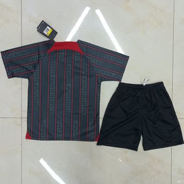 Quality Breathable Black Custom Name Soccer Jersey for sale