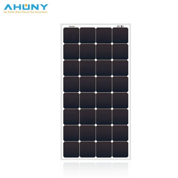 Quality Sunpower Glass Cell Solar Panel 120w 18V 36V For For RV Boats Campers for sale