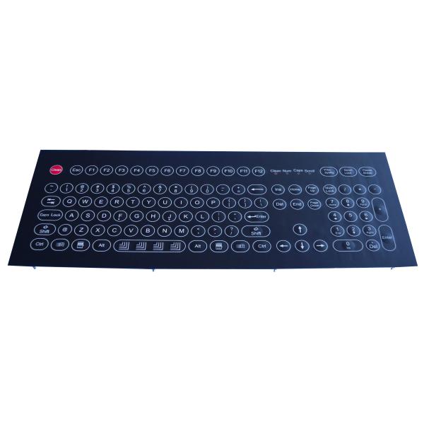 Quality Compact IP65 waterproof Industrial Membrane Keyboard / washable computer for sale