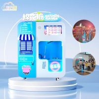 Quality 3000W Fairy Floss Vending Machine Automatic Flower Cotton Candy Machine for sale