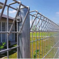 Quality Roll Top Welded Wire Mesh Fence Garden Decoration Brc Wire Mesh Fence for sale