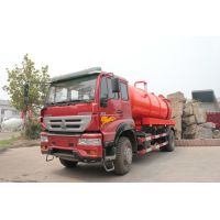 Sinotruk SWZ 4×2 Sewage Suction Truck 266 Hp Loading 16 Tons 6 Wheels
