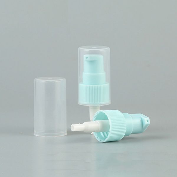Quality 18mm 20mm Fine Mist Spray Tops For Disinfectant Solid Blue Ribbed for sale