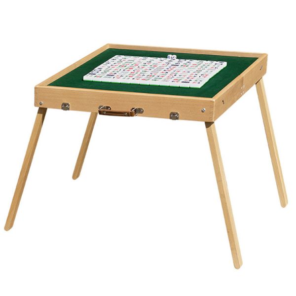 Quality Wood Style Panel Portable Folding Mahjong Table for Outdoor Party Events and Gatherings for sale