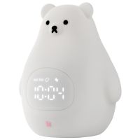 Quality App Control Silicone Night Light Bedside Energy Saving Digital Alarm Clock For for sale