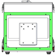 Quality Pneumatic RF Shielding Enclosures Open Close And Optional Test Fixture Motions for sale