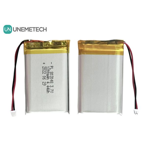 Quality 3.7V 1200mAh Polymer Lithium Ion Battery 803048 Li Ion Polymer Battery For Cosmetic Instrument for sale
