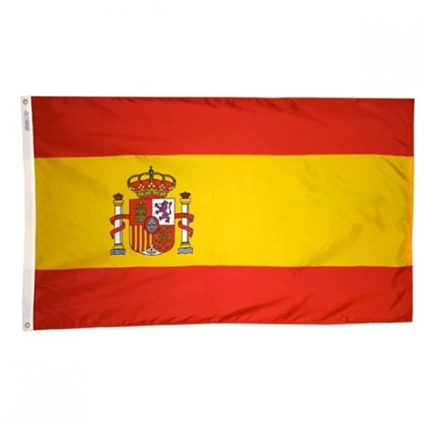 Quality Pantone Polyester World Flags Hanging Style Romania Country Flag for sale