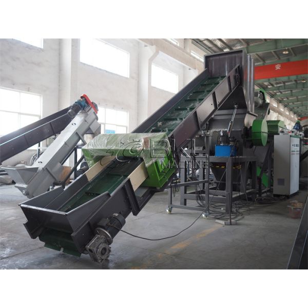Quality LDPE Waste Plastic Recycling Lines 100mm Clean Flakes for sale