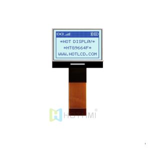 Quality 1.1" 96X64 Graphic COG LCD | STN+ Display | 3.0V with White Backlight | Blue for sale