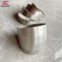 Quality 2inch 3inch Gr2 Titanium Pie Cut For Exhaust Pipe for sale