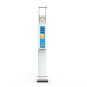 Quality Durable Coin Operated Body Height Weight BMI Machine Weighing Scale with OBM for sale