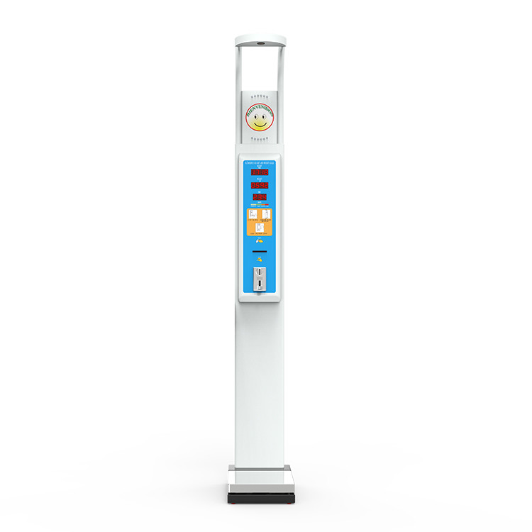 Quality Durable Coin Operated Body Height Weight BMI Machine Weighing Scale with OBM for sale