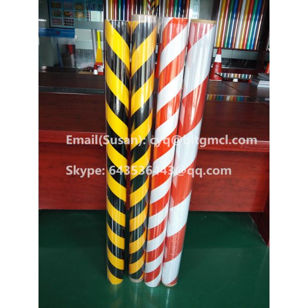 Quality Slant White Red / Yellow Black High Intensity Reflective Sheeting Tape For Vehicle for sale