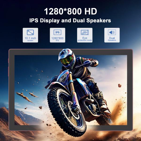 Quality C Idea 10.1 Inch Android 14 Smart Tablet Pc With Dual SIM Support CM8200Plus red for sale